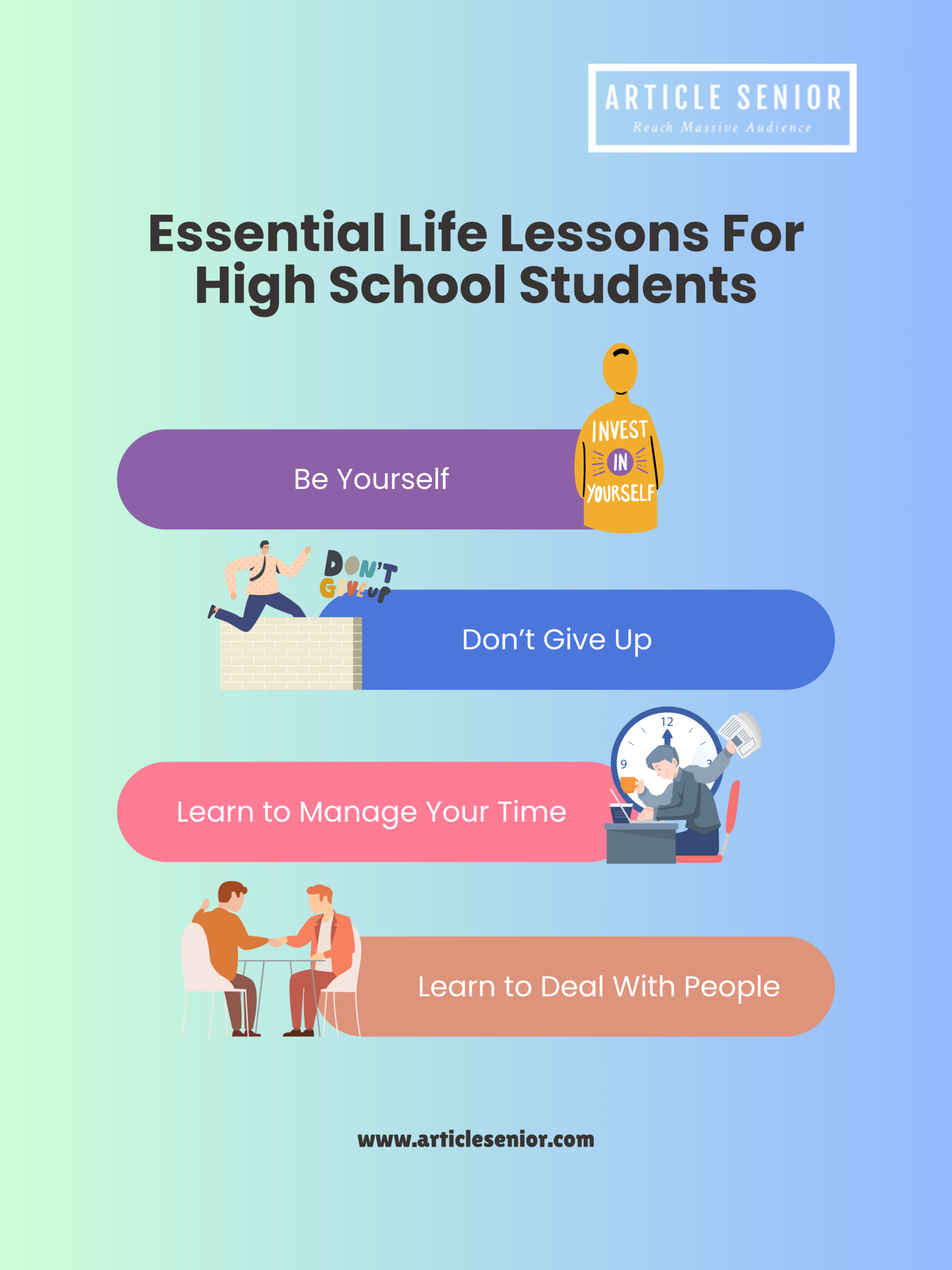 Essential Life Lessons For High School Students - Article Senior